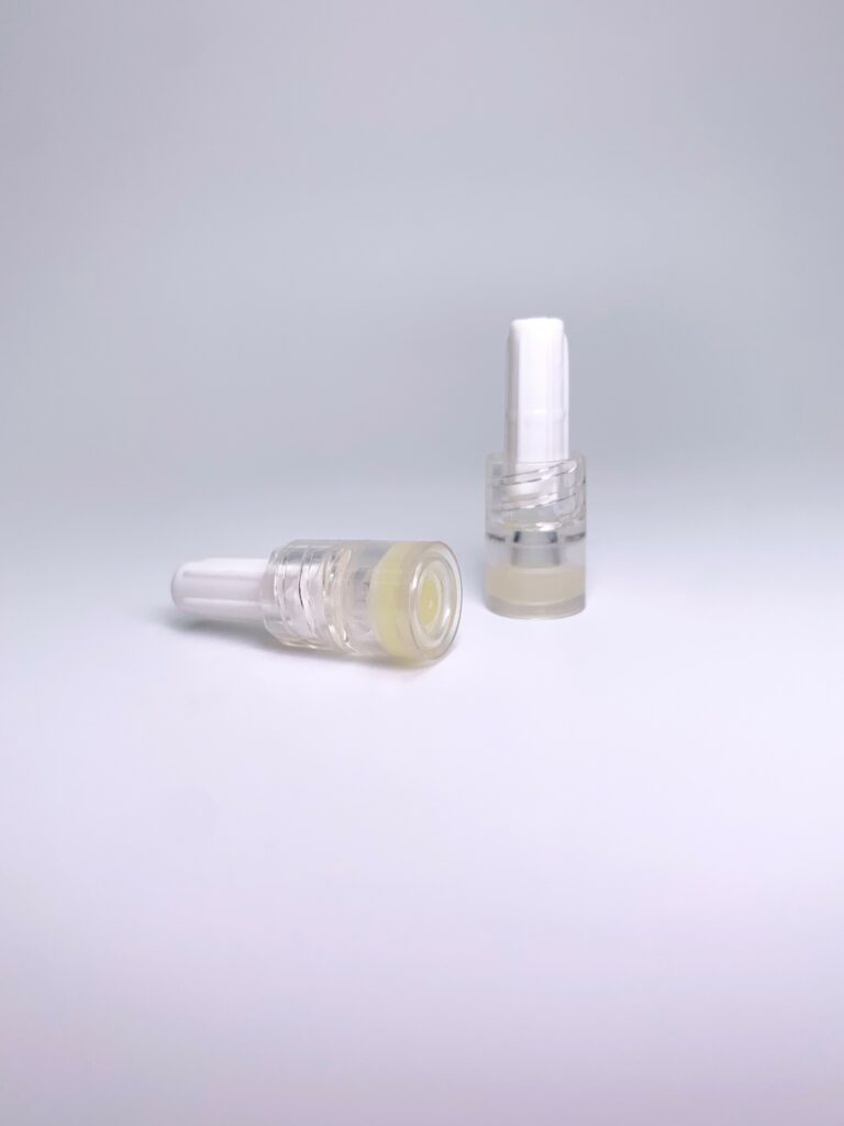 Needleless Injection Site