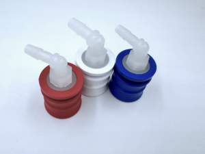 High-Temp Female Hansen Connectors—90° Angled Barb - Molded Products ...